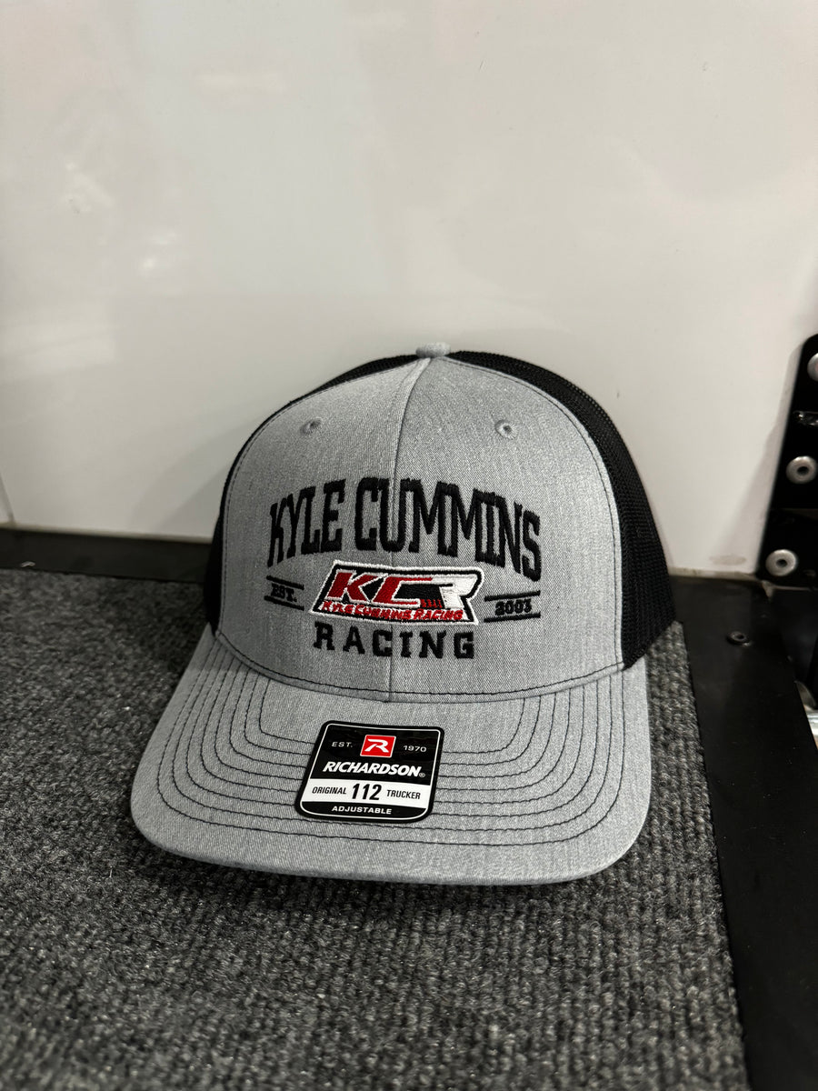 KCR Grey/Black Richardson Hat – Kyle Cummins Racing